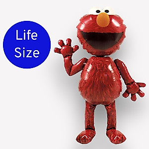 Anagram Mayflower Distributing Elmo AirWalker 54" Foil Balloon,Red,Supersize