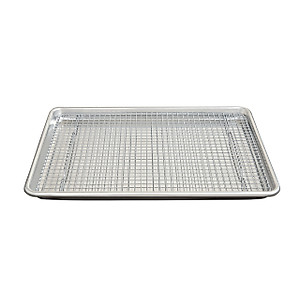 Mrs. Anderson’s Baking Professional Half Sheet Baking and Cooling Rack, 16.5 x 11.75-Inches, Set of 2