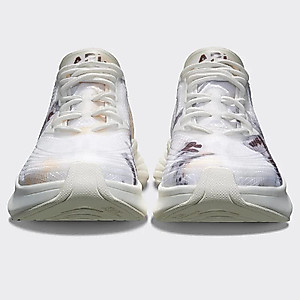APL: Athletic Propulsion Labs Women's Streamline Sneakers, Ivory/Chocolate/Tie Dye, 10.5