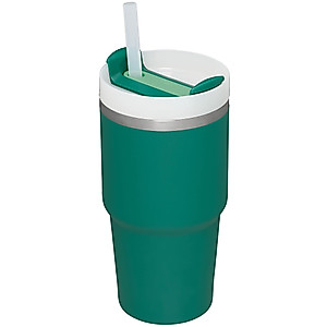 Stanley Quencher H2.0 FlowState Stainless Steel Vacuum Insulated Tumbler with Lid and Straw for Water, Iced Tea or Coffee, Smoothie and More, Chambray, 40 oz