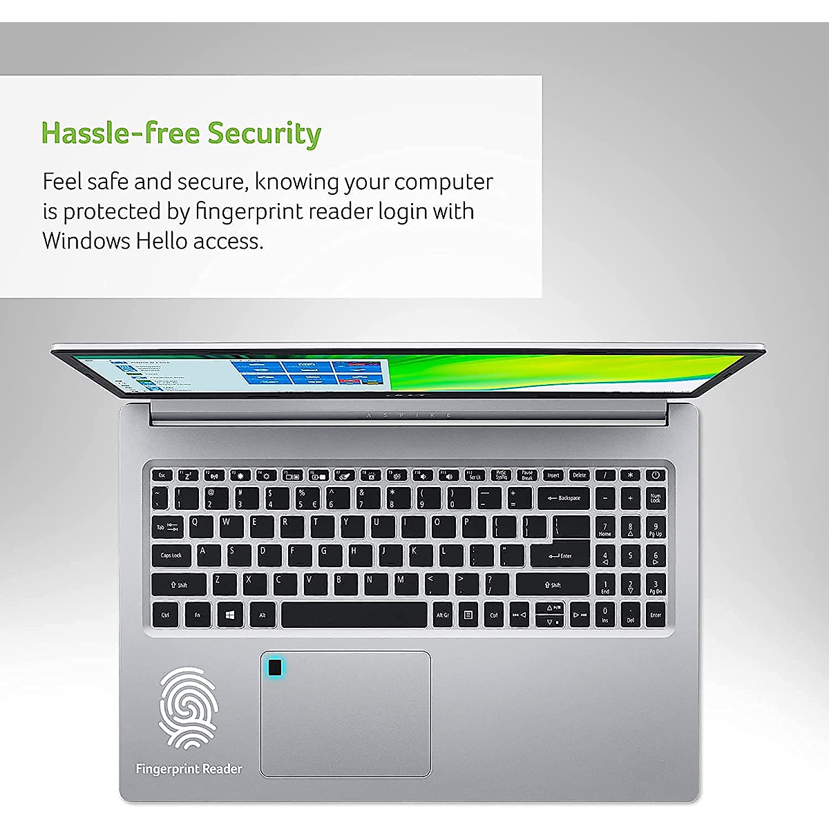 2022 Newest Acer Aspire 5 Slim Laptop, 15.6" Full HD IPS, AMD Ryzen 3 3350U Quad-Core Processor, 8 GB DDR4 RAM, 256 GB SSD, Intel WiFi 6, Backlit KB, Fingerprint Reader, Windows 11 (Renewed)