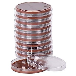Chocolate Agar, (GC Agar Base with 1 Percent Bovine Hemoglobin and Koenzyme Supplements), for Fastidious Bacteria, 15x100mm Plate, Order by The Package of 10 Plates, by Hardy Diagnostics