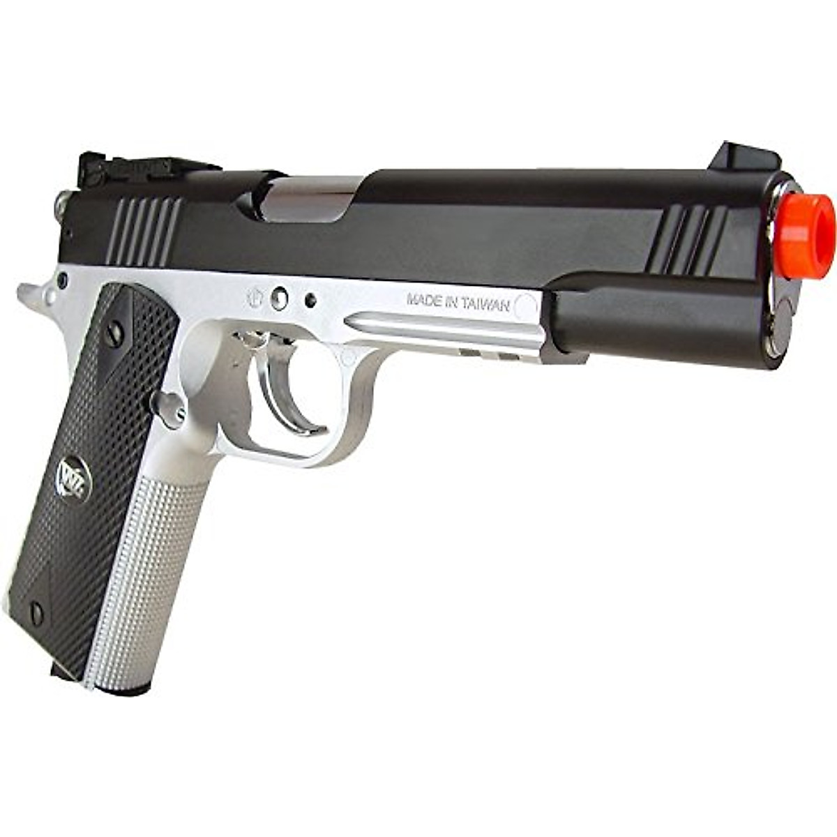 500 FPS NEW WG AIRSOFT FULL METAL M 1911 GAS CO2 HAND GUN PISTOL w/ 6mm BB BBs,Heavy Weight Realistic 1:1 Scale