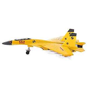 Taktik Alloy Planes Pull Back Airplane Aircraft Model Toys with Stealth Bombers and Fighter Planes Diecast Fighter Jets Gifts for Kids,Boys and Adults(Yellow)