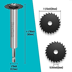 DURATECH Inside Pipe Cutter with 2 Replaced Blades, for PVC and Plastic Pipe