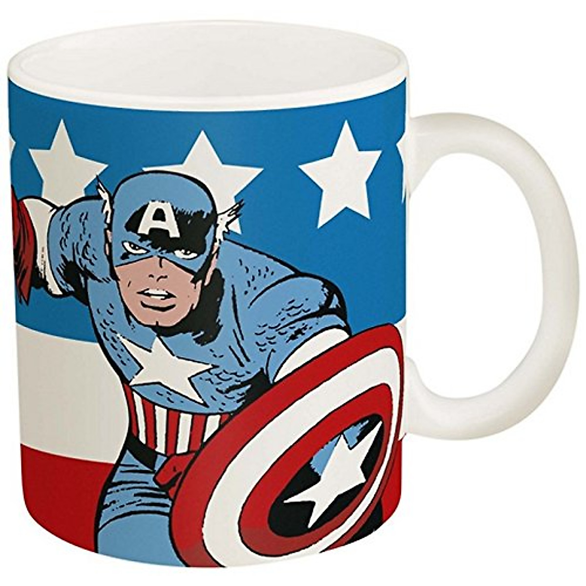 Zak Designs Marvel Comics Captain America Coffee Cup, 11 oz