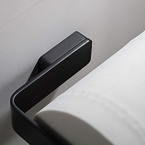 KRAUS Stelios Bathroom Toilet Paper Holder, Matte Black Finish, KEA-19929MB