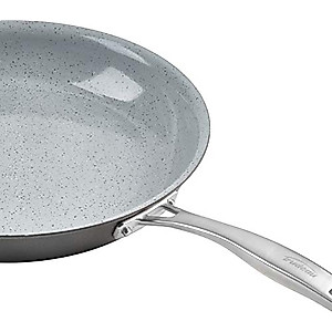 Trudeau Pure Ceramic Frying Pan, 10-Inch, Grey