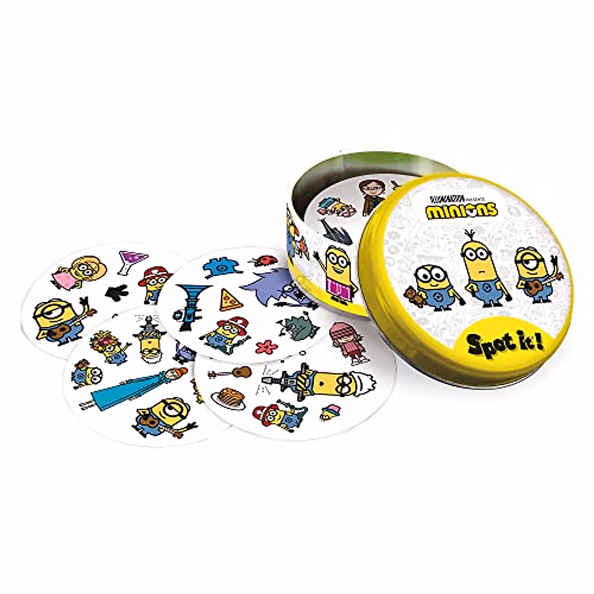 Zygomatic Spot It! Minions - Playful Family Card Game with Beloved Minions Characters! Fun Matching Game for Kids and Adults, Ages 6+, 2-8 Players, 15 Minute Playtime, Made