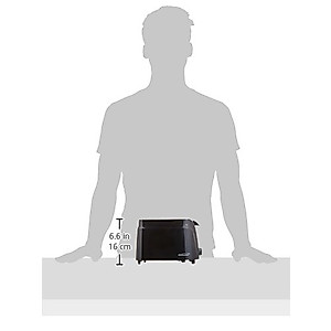 Brentwood Cool Touch 2-Slice Toaster Kitchen Supplies, Black