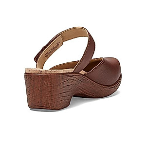 Alegria Women's Sydni Clay Leather Slip-On Wedge Clog Sandal 9 M US