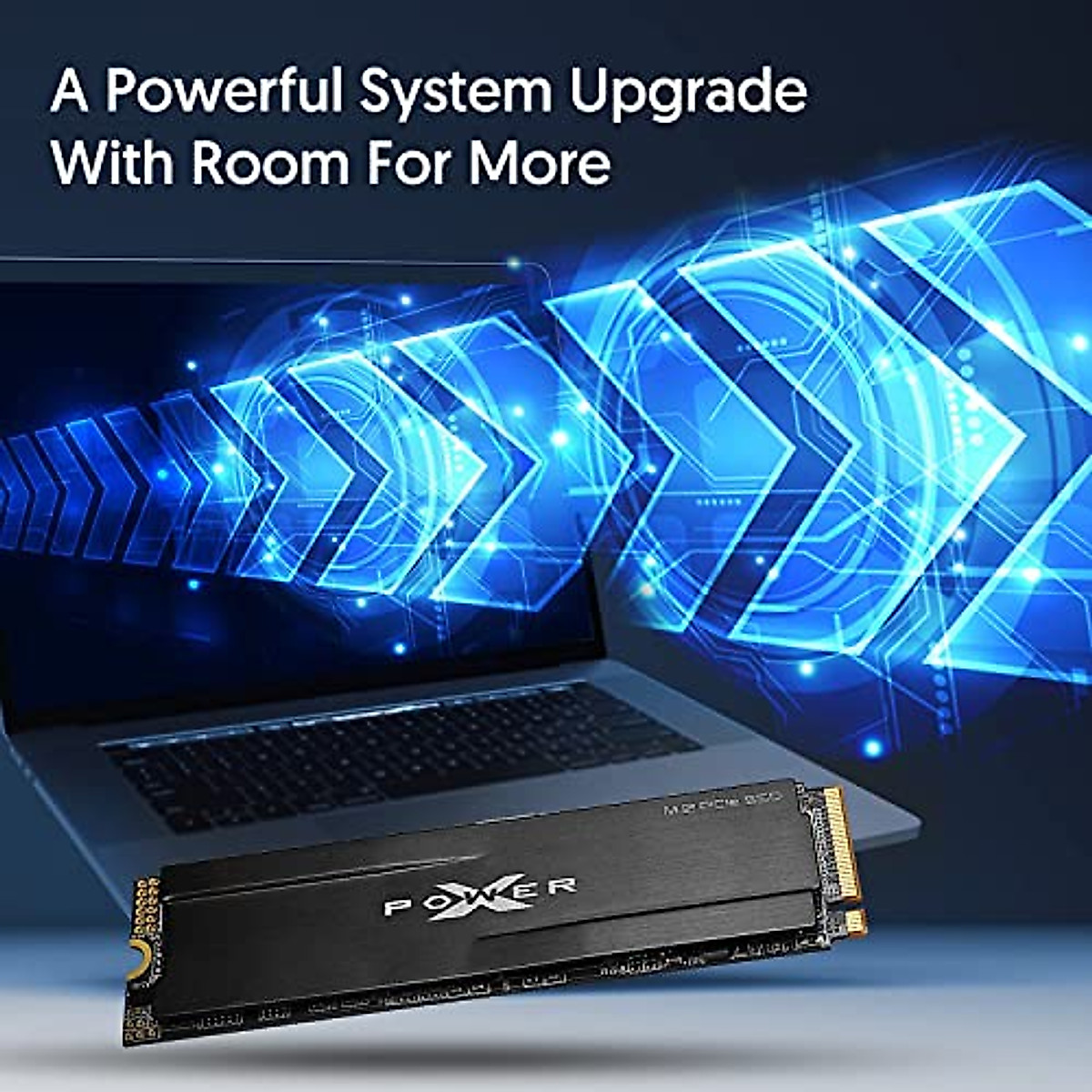 Silicon Power 512GB NVMe M.2 PCIe Gen3x4 2280 TLC R/W up to 3,400/2,300MB/s SSD (SP512GBP34XD8005)