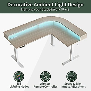 FEZIBO L Shaped standing desk