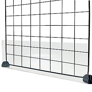 Tierecare Cage Guard Liners 14”x4.7” Scatter Guard Flexible Clear Side Lining for C&C Metal Wire Kennel Crate Playpen Pack of 8