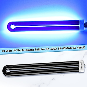 Kittmip Bug Zapper Replacement Bulbs, 40w Black Light Bulb Compatible with Black Flag Bug Zapper Model BZ-40DX, BZ-40MAX, and BZ-40BLK (1)