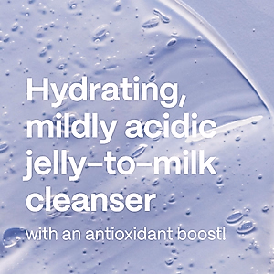 Mad Hippie Jelly Cleanser - Jelly to Milky Hydrating Face Wash for Women/Men with Rose, Chamomile, and Hyaluronic Acid, 4 Fl Oz