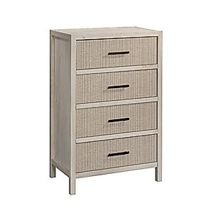 Sauder Pacific View Dresser, L: 28.78" x H: 17.48" x W: 44.213", Chalked Chestnut Finish