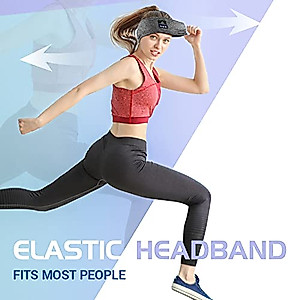 Sleep Headphones Wireless Bluetooth Headband - Comfy Sleeping Eye Mask Headset, Sport Head Band Earbuds Electronics Tech Gadgets Christmas Stocking Stuffers Birthday Gifts for Women Men Running