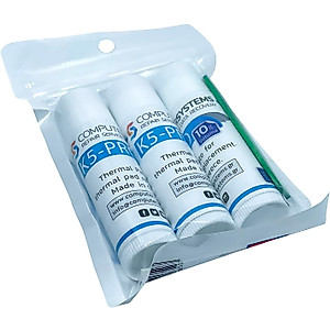 K5 PRO 3X10g 30g Viscous Thermal Paste for Thermal Pad Replacement Liquid Thermal Pad Putty Compatible with Apple iMac, Asus ROG, Acer Nitro, MSI laptops, RTX 3080, 3090, PS4, Nintendo Switch, Xbox