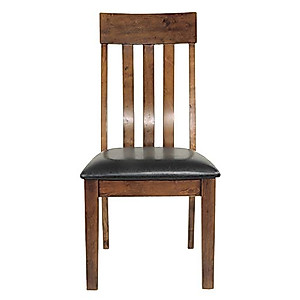 Signature Design by Ashley Ralene Rake Back Dining Room Chair 2 Count, Medium Brown