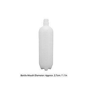 Dental Chair Water Bottle, Dental Chair Water Storage Bottle Milk White Dental Turbines Plasitc Water Bottle Replacement Accessory(1000ML)