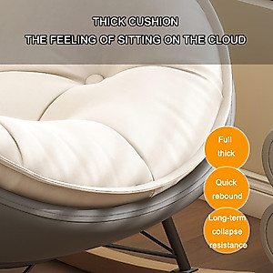 HARELA Patio Outdoor Rocking Chair, Indoor & Outdoor Backyard Furniture Rocking Chair, Padded Cushion Rocker Recliner Chair Outdoor for Front Porch, Living Room, Patio, Garden, Yard