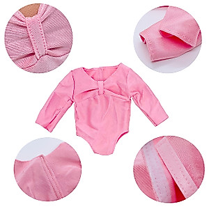 18" Doll Clothes Ballet Ballerina Outfits 5pcs Dance Dress for American OG Girl 18 Inch Doll Accessories Sets Doll Clothes Gifts