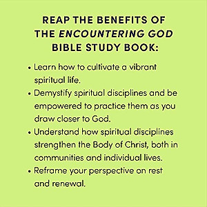 Encountering God - Bible Study Book: Cultivating Habits of Faith Through the Spiritual Disciplines
