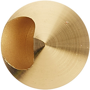 KEO 53515 Cobalt Steel Single-End Countersink, TiN Coated, 82 Degree Point Angle, Round Shank, 3/8" Shank Diameter, 1" Body Diameter