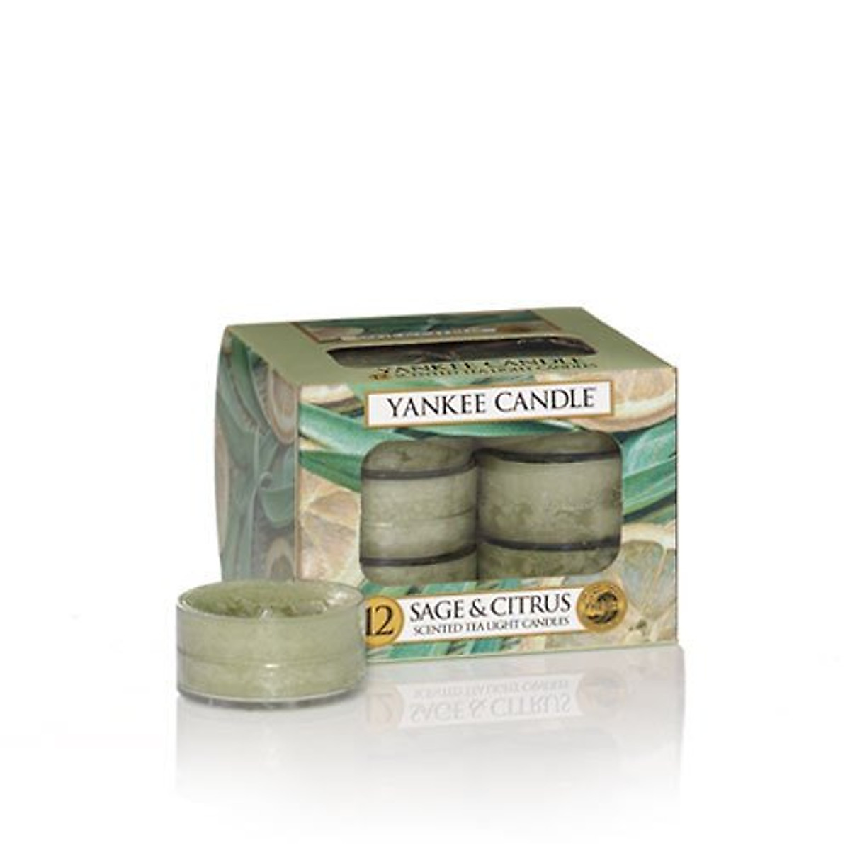 Yankee Candle Sage & Citrus 12 Tea Lights
