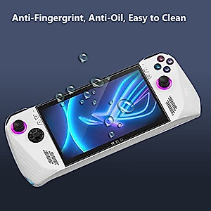 Ltezixal [3packs Screen Protector For Asus Rog Ally, Rog Ally Temperd Glass Screen Protector, Anti-Scratch, 9H Hardness,Anti-Fingerprint,Bubble Free Screen Protector for Rog Ally Handheld Game.