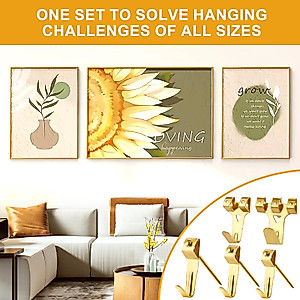 KURUI 303Pcs Picture Hanging Kit, Picture Hangers Assorted Kit With Heavy Duty Wall Hooks, Sawtooth, Picture Wire, D Rings, Hardware Nails, Eye Hooks and Picture Hanging Tool for Frame Canvas Mounting