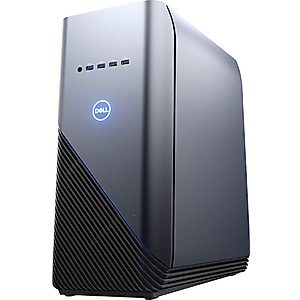 Dell Inspiron Gaming PC Desktop AMD Ryzen 7 2700 Processor, 16GB DRAM, 1TB HDD, AMD Radeon RX 580 4GB GDDR5 Graphics Card, Windows 10 64-bit, Blue LED, Model Number: i5676-A696Blu
