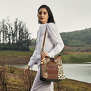 Myra Bag Peruvian Brown Shoulder Bag S-4415