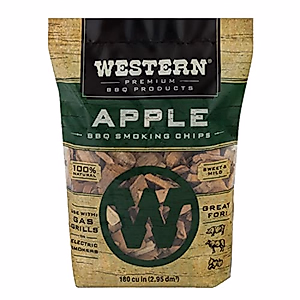 Western Apple Smoking Chips, 2-Pound Bags (Pack of 6)