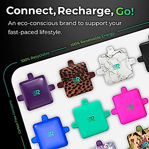 Rush Charge Wireless Power Bank (Black) – Trident 3-in-1, 4000mAh Portable Battery Bank for Samsung, iPhone, Earbuds, & More - Micro USB, Lightning, & USB C Power Bank – Travel Slim Power Bank