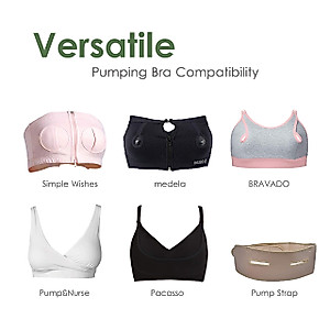 Maymom MyFit Connector Set, Two-Piece Breast Shield Base Connectors Compatible with Selected Ameda Breast Pumps (Connector)