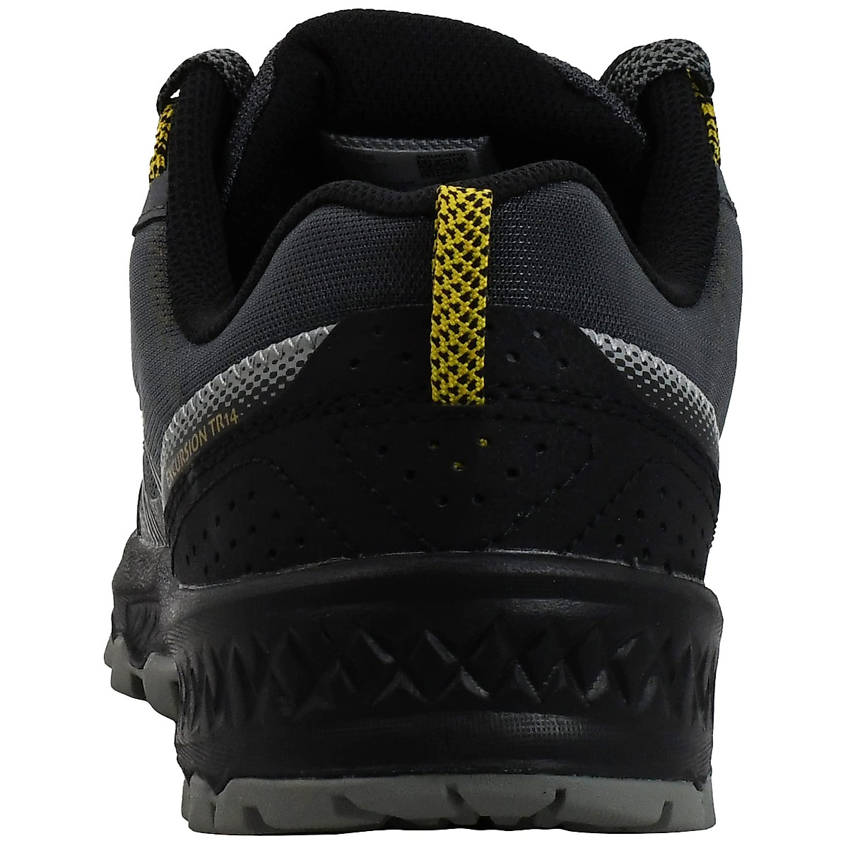 Saucony Men's Excursion TR14 Running Shoe, Dark Grey/Black/Gold, 10 W