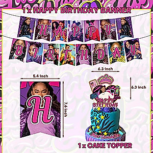 That Girl Lay Lay Birthday Party Decoration, Include Girl Theme Birthday Banner, Cake Topper, Latex Balloons, for That Girl Lay Lay Theme Fans, Kids Birthday Party Supplies, Baby Shower