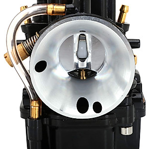 JFG RACING PWK 21mm Carburetor Motorcycle Racing Carb Universal For 50cc to 100cc Pit Dirt Bike Motocross Enduro On/Off Road ATV Quad Scooter Black