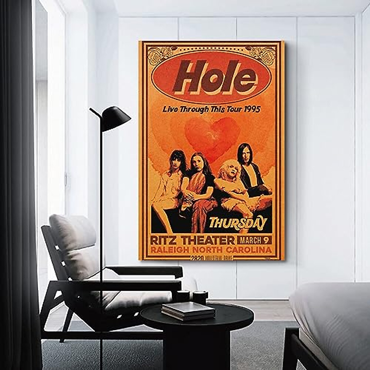 SHOKHI Hole 1995 Tour Poster Rock Band Poster Retro Poster Poster Decorative Painting Canvas Wall Posters and Art Picture Print Modern Family Bedroom Decor Posters 12x18inch(30x45cm)