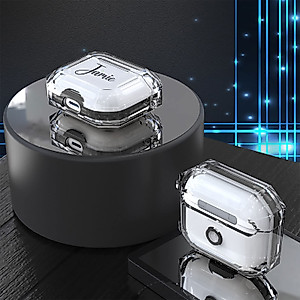 HGS Custom Case Compatible with Airpods 3 Case,Personalized Two-Color Design Sturdy Shockproof Protective Case for Airpods 3 2021,with Anti-Lost Rope