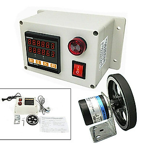 Digital Pulse Length Meter Rotary Encoder Distance Meter Counter Mounting Bracket Counter Tool Kit 300ppr