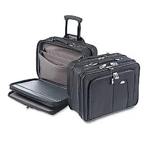 Samsonite Business One Laptop Carrying Case, Nylon, 17-1/2 x 9 x 14, Black
