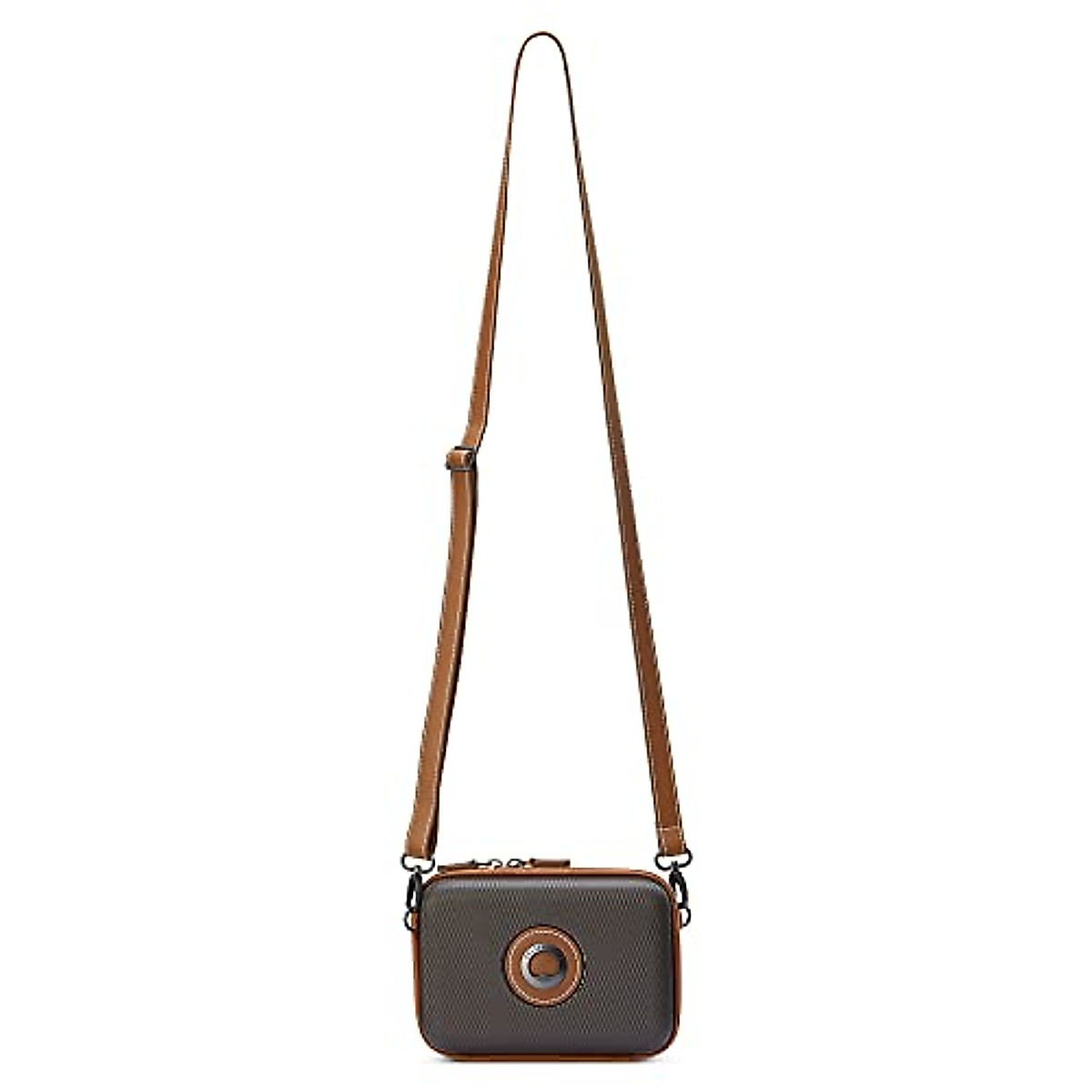DELSEY Paris Women's Chatelet 2.0 Clutch and Crossbody Bag, Brown, One Size