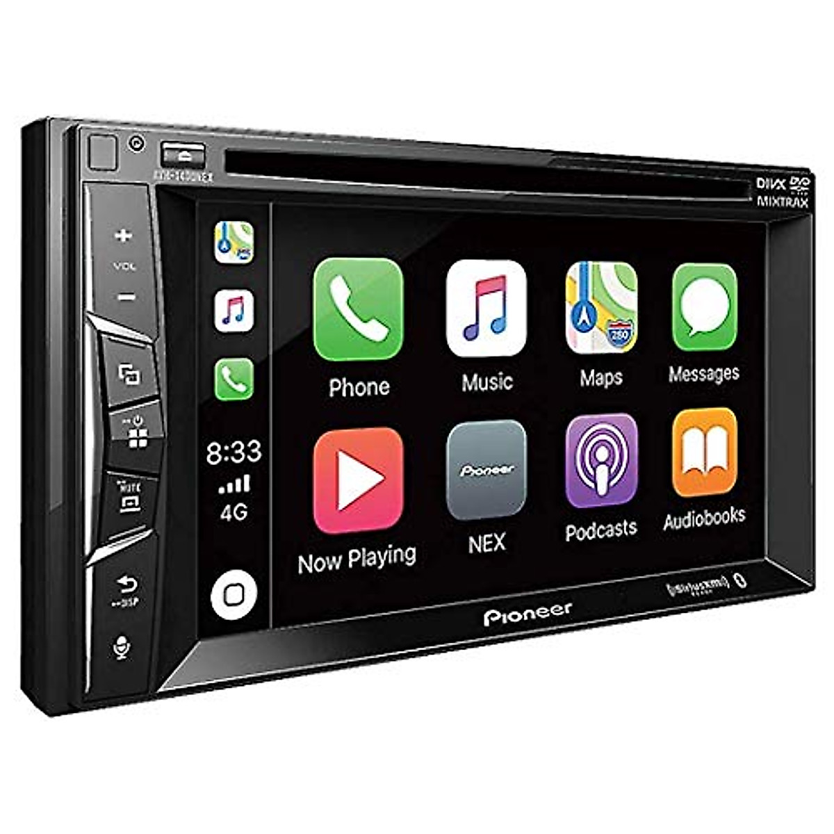 Pioneer AVH-1400NEX 6.2" Double-Din in-Dash Nex DVD Receiver with Bluetooth, Apple Carplay and Siriusxm Ready