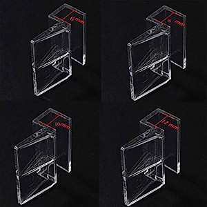 Clamp Support Holders Replacement Pet Parts Fish Tank Aquatic Pet Supplies Acrylic Clips Aquariums Lid Support Glass Cover Holders(6mm)