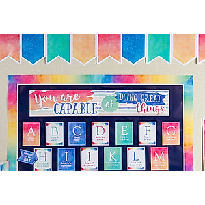 Teacher Created Resources Straight Rolled Border Trim, Watercolor