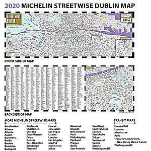Streetwise Dublin Map - Laminated City Center Street Map of Dublin, Ireland (Michelin Streetwise Maps)