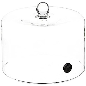 The Breville PolyScience Smoking Gun Pro Glass Cloche, 7 inch diameter